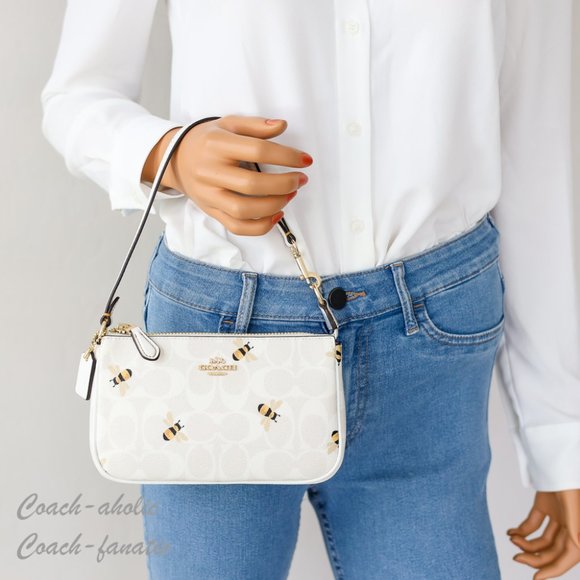 Coach | Bags | Nwt Coach C8673 Nolita 9 In Signature Canvas With Bee ...